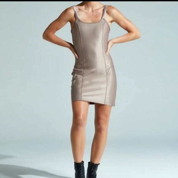 Noli | Dresses | New Noli Liquid Dress In Almond | Poshmark